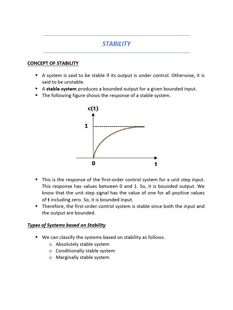 18 Stability - Concepts | PDF