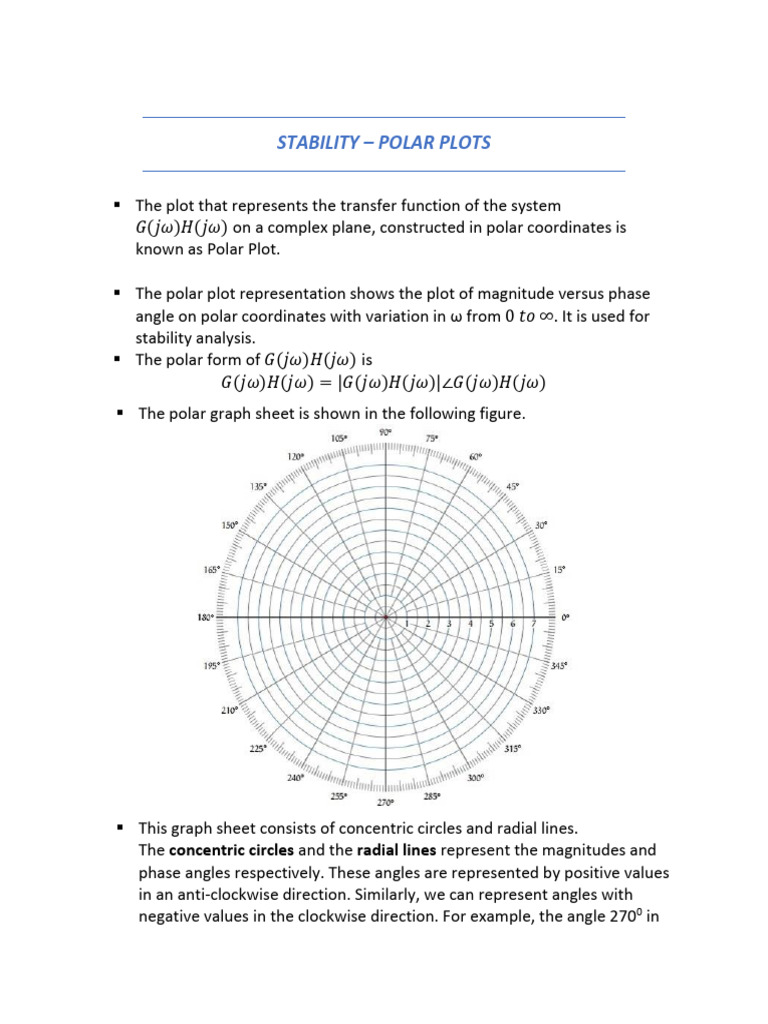 Polar Plot Stability Guide | PDF | Angle | Function (Mathematics)