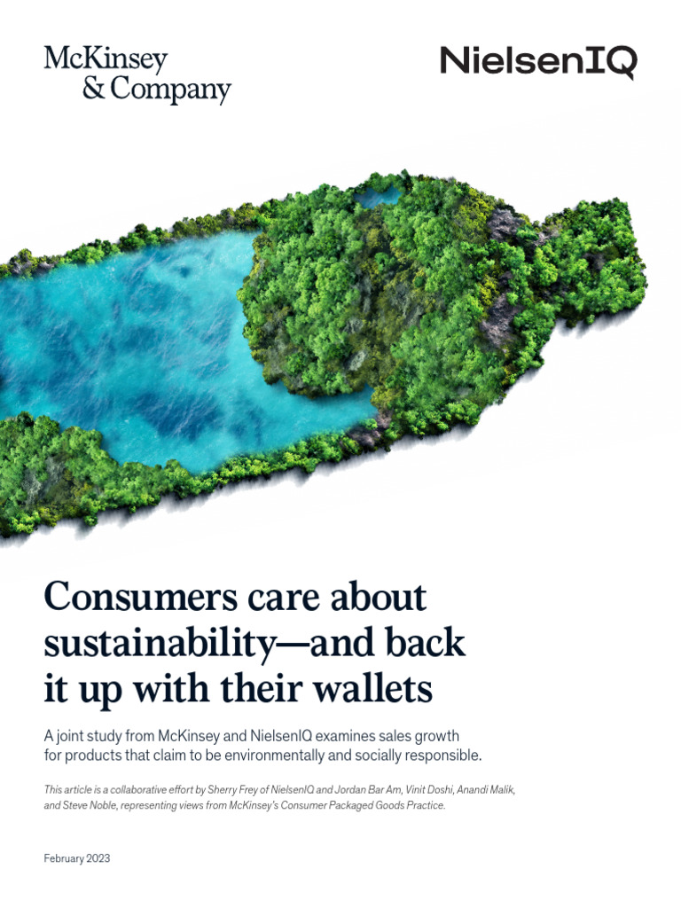 Consumers Care About Sustainability And Back It Up With Their Wallets