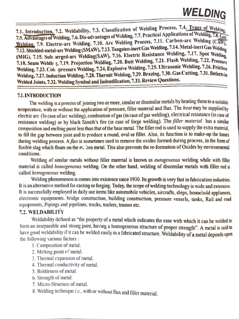Welding Latest Notes | PDF