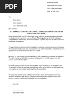 Lobola Negotiation Letter Template | PDF