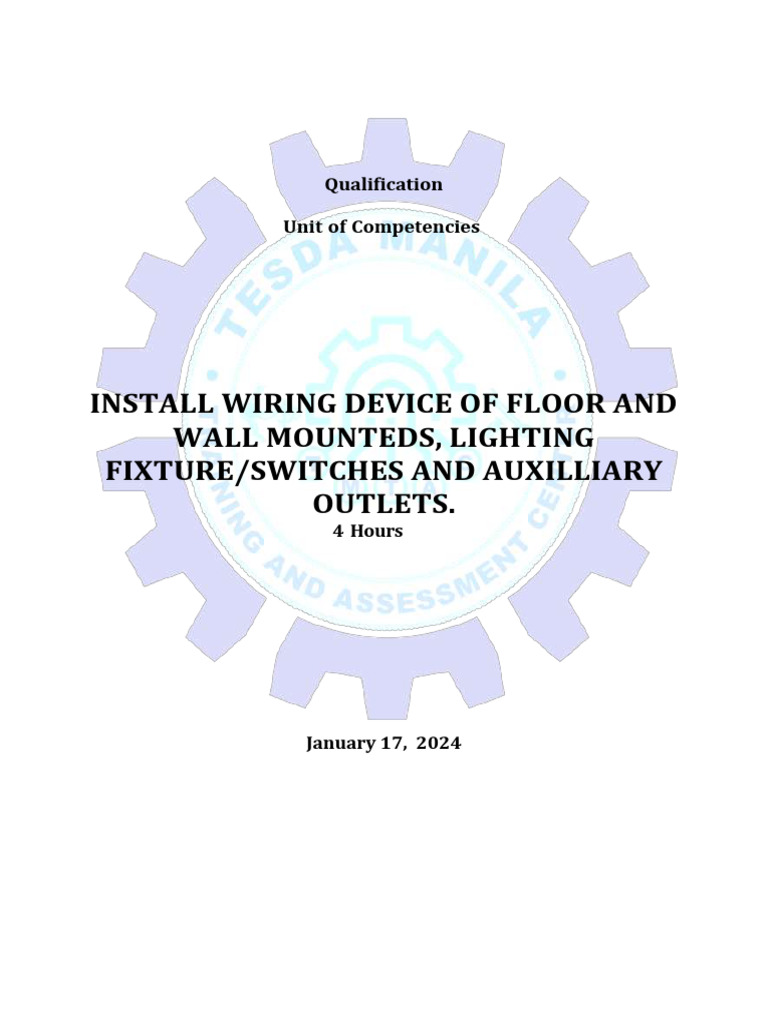 Authentic Assessment | PDF | Electrical Wiring | Switch