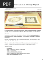 All Important Articles Polity | PDF