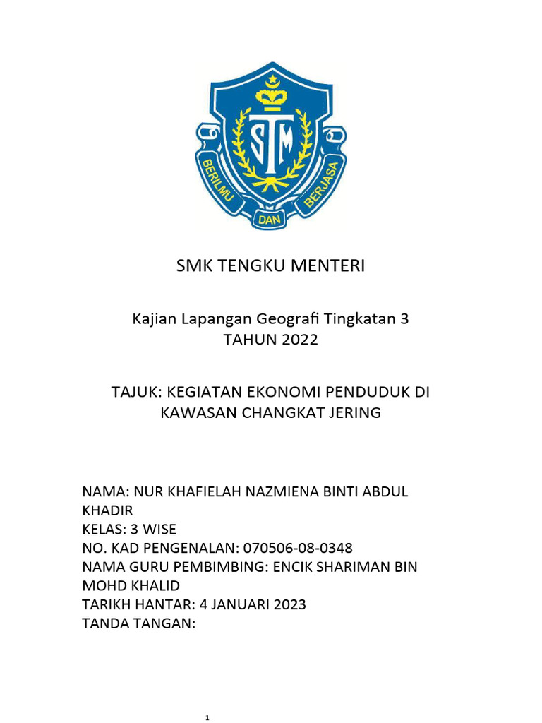 Kajian Lapangan Geo t3 | PDF