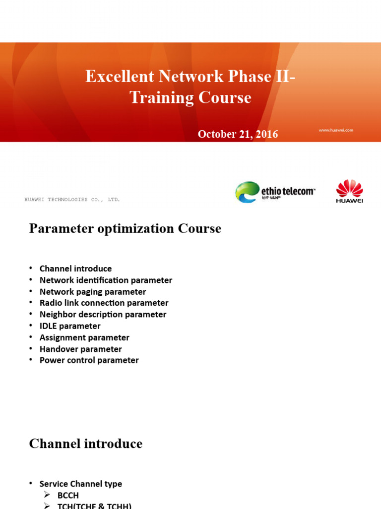 2G para Training | PDF | Radio Resource Management | Computer Engineering