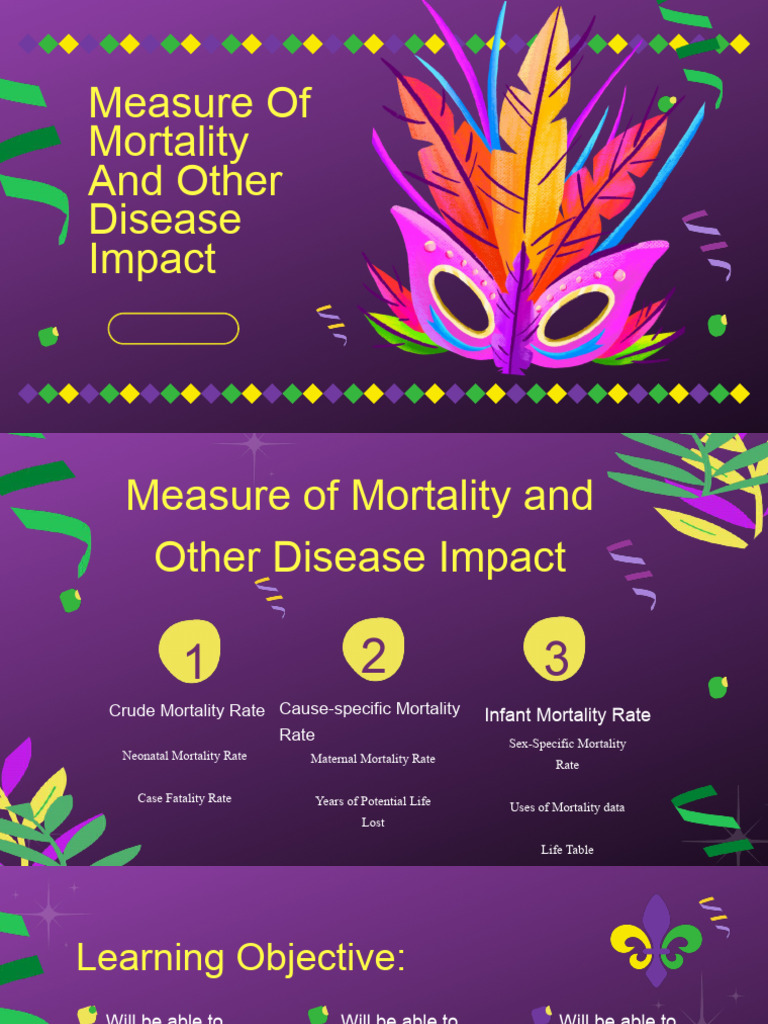 Mortality Metrics for Health Experts | PDF | Science & Mathematics