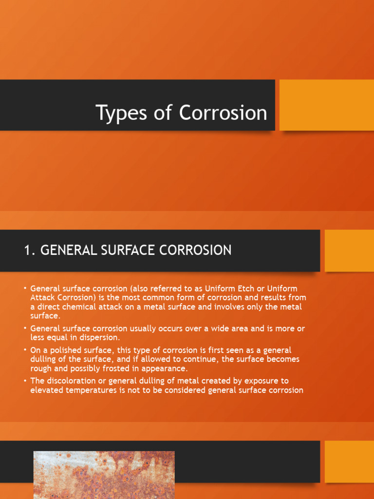 Types of Corrosion 1 | PDF | Corrosion | Heat Treating