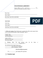 Stock Transfer Form Template | PDF