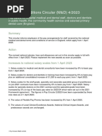 Bma Junior Doctor Rate Card 2023 | PDF