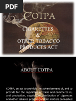 2023 Updated COTPA ACT 2003 | PDF | Tobacco Smoking | Addiction