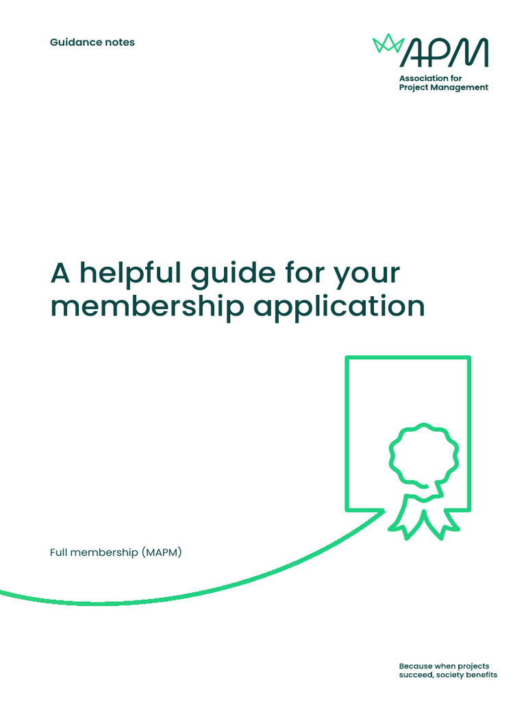 APM Full Membership Guide | PDF | Project Management | Experience