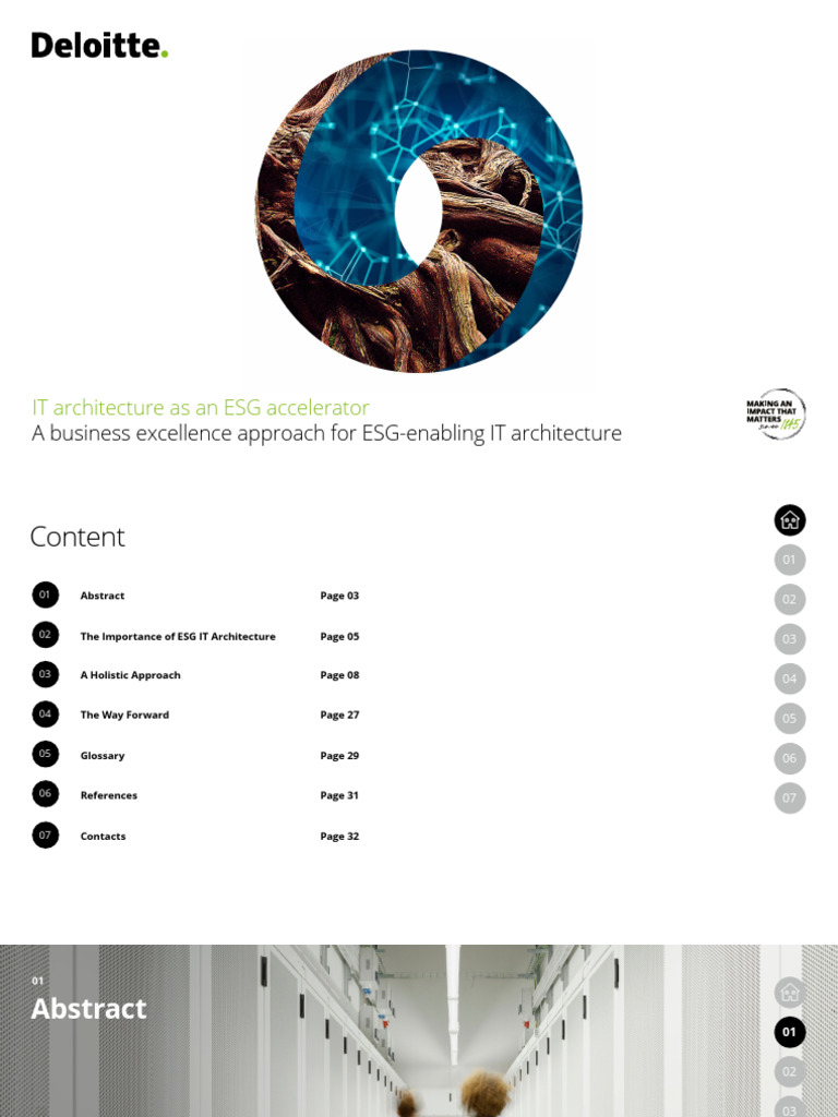 ESG_IT_Architecture_Deloitte | PDF | Conceptual Model | Data Model
