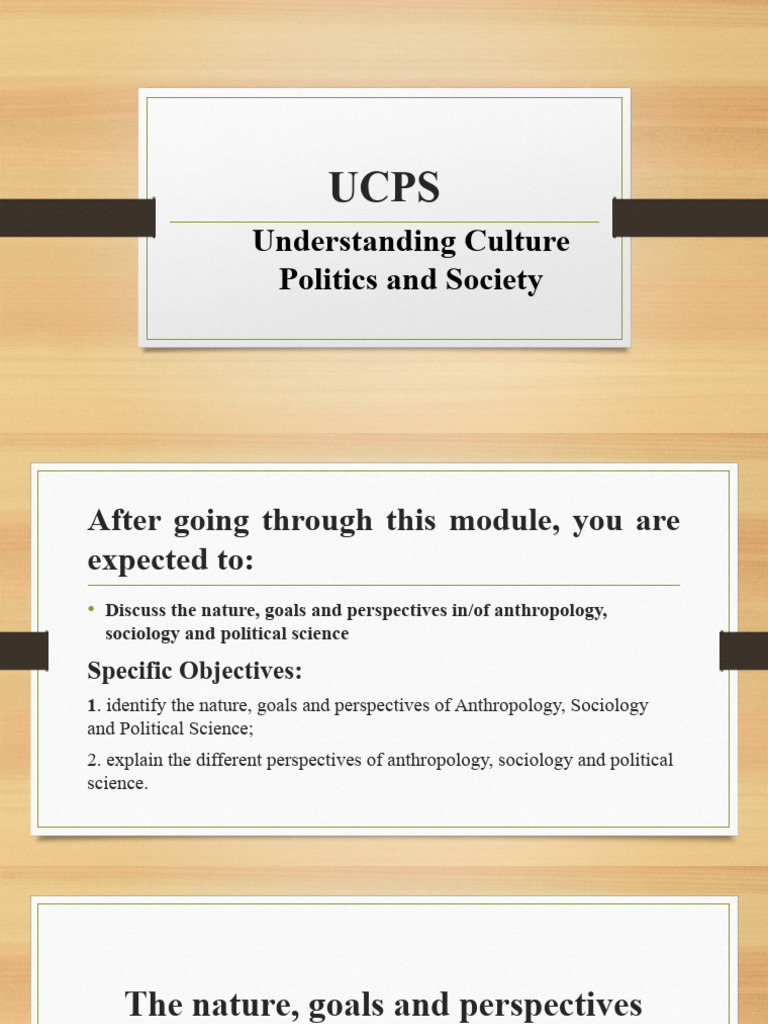 UCPS: Exploring Social Sciences | PDF