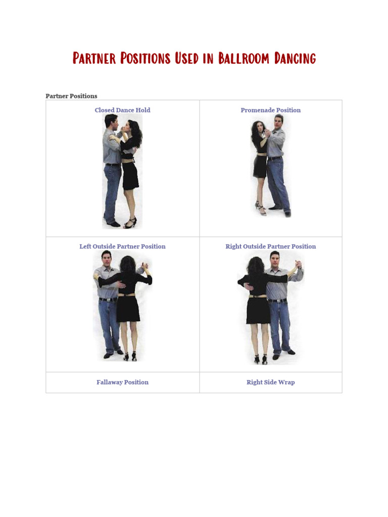 Q2 M3 Ballroom Positions | PDF