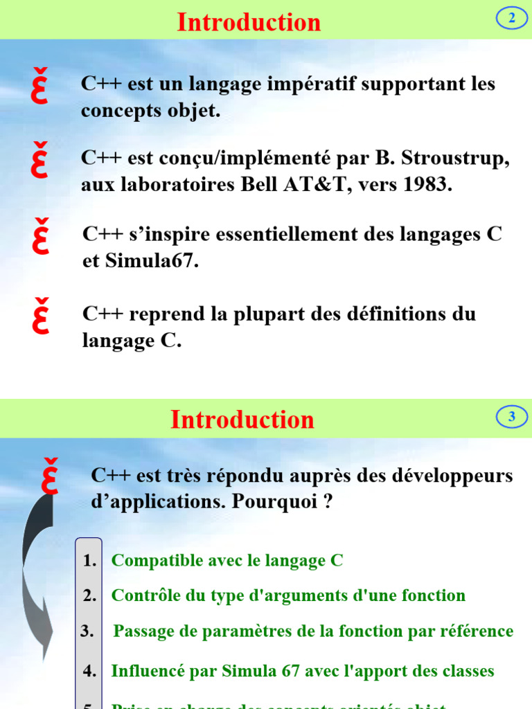 5 - POO en Langage C++ | PDF | C ++ | C (Langage de programmation)