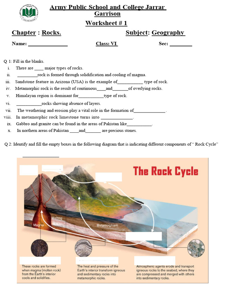 Class 6 Geo Chap 4 Worksheet 3 | PDF