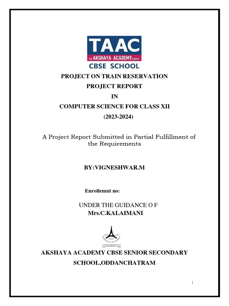 Cs Vicky Proj | PDF | Databases | Operating System