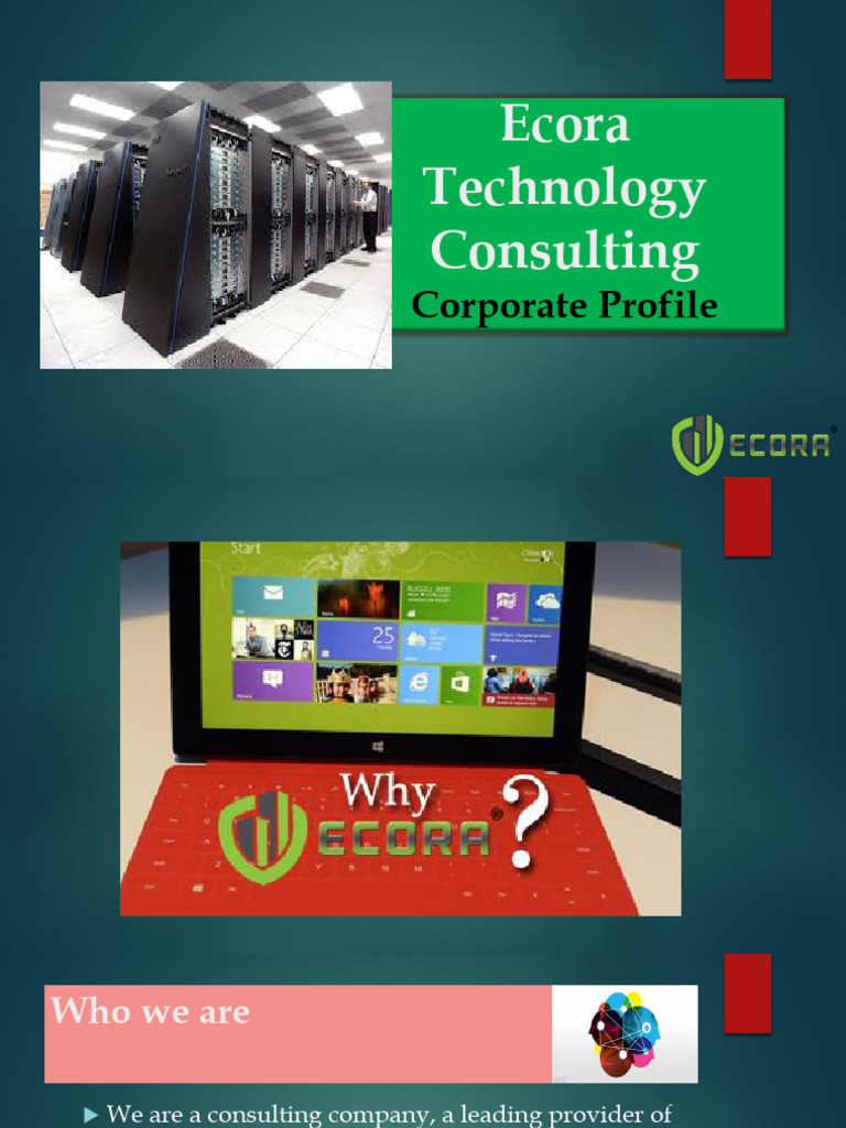 Ecora - Corporate Profile Updated | PDF | Internet | Point Of Sale