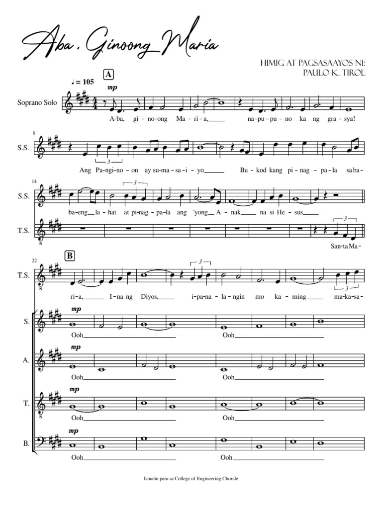 Aba, Ginoong Maria | PDF