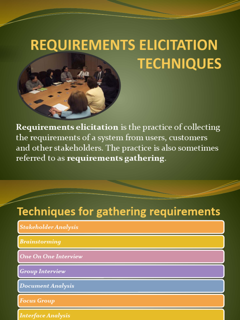 Requirements Elicitation | PDF | Use Case | Brainstorming