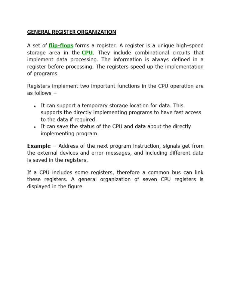Coa 4th Lesson | PDF | Central Processing Unit | Computer Engineering
