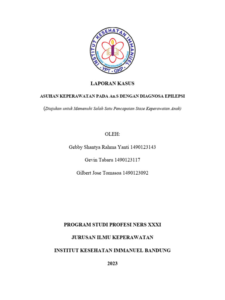 LK Epilepsi Pada Anak | PDF