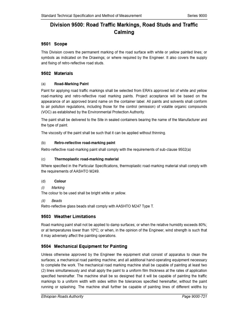 Road Marking | PDF | Paint | Road