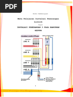 Single Line Diagram Panel MDP & PP1 | PDF