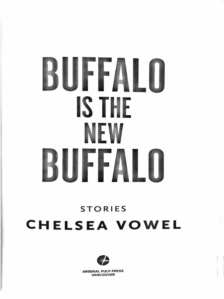 Vowel, Buffalo Is The New Buffalo | PDF
