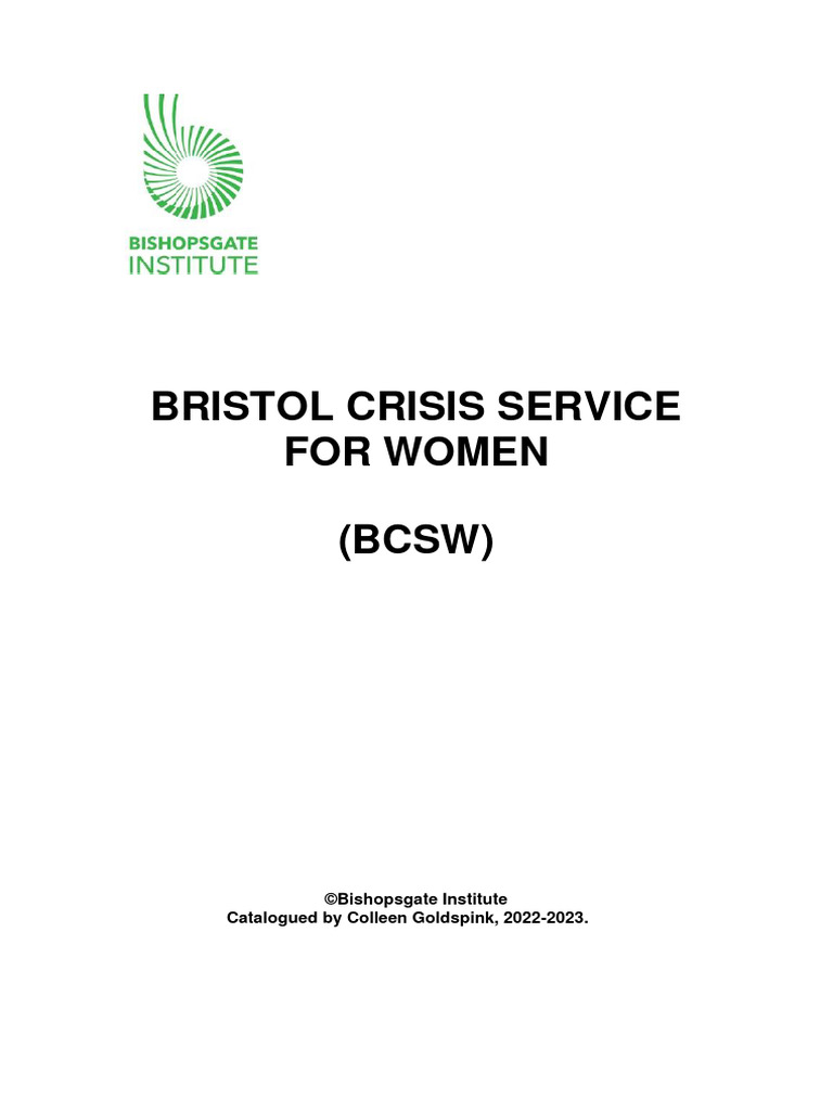 BCSW Catalogue | PDF | Borderline Personality Disorder | Archive