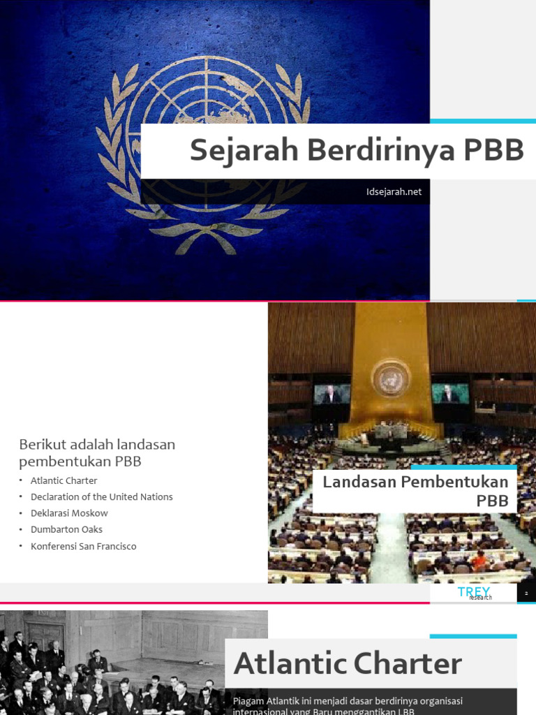 Sejarah Berdirinya PBB | PDF