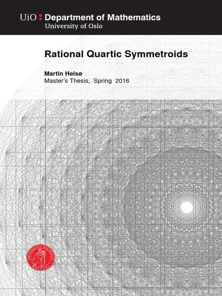 Math Report Template | PDF | Matrix (Mathematics) | Algebraic Geometry