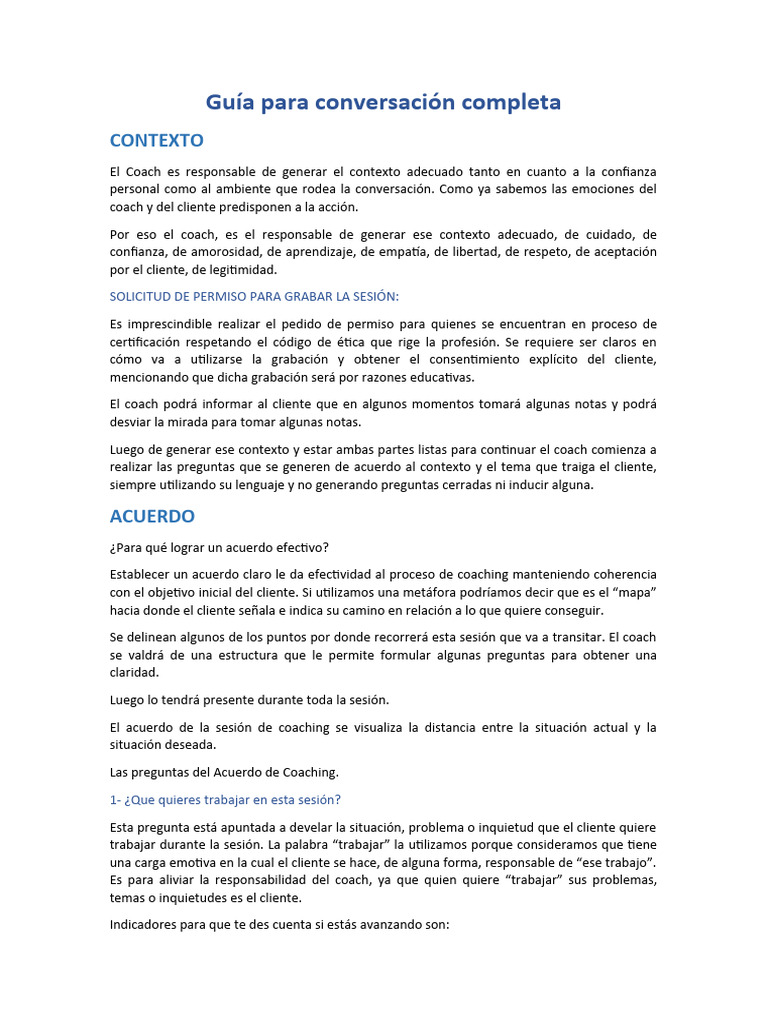 Conversacion Completa | PDF | Pensamiento | Procesos mentales