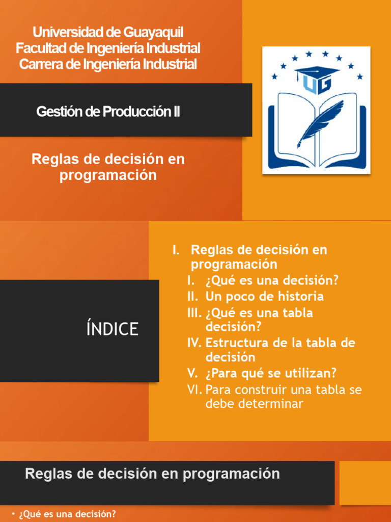 15.-Reglas de Decisión de La Programación | PDF | Programación de computadoras | Business