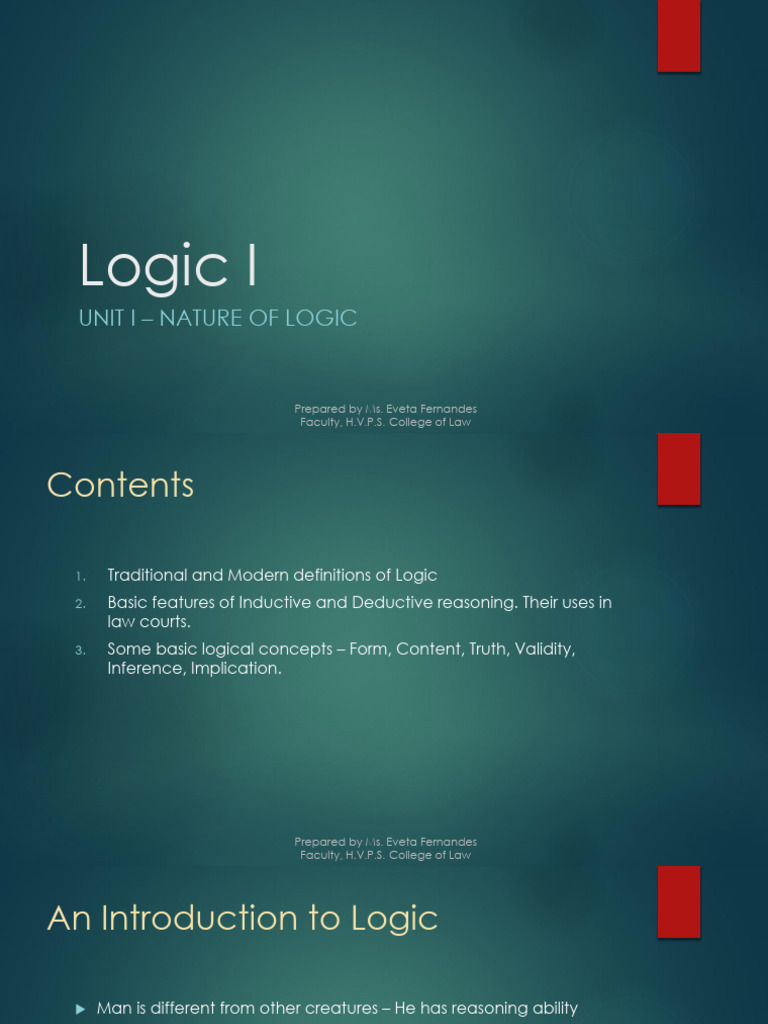 Unit 1 Nature of Logic | PDF | Logic | Argument Unit 1 Nature of Logic | PDF | Logic | Argument
