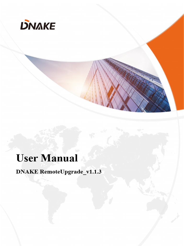 DNAKE RemoteUpgrade - v1.1.3 User Manual - V1.1 | PDF