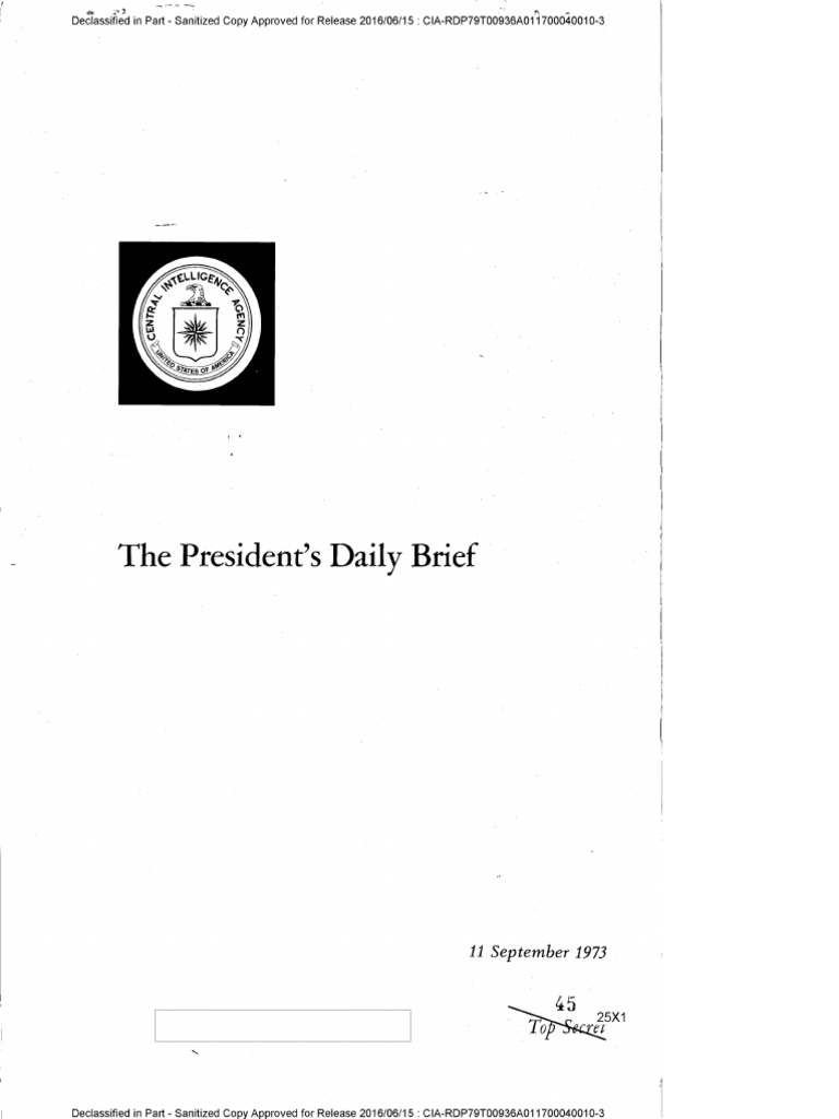 The 1973 Coup in Chile - What Did Nixon Know and When Did He Know It | PDF