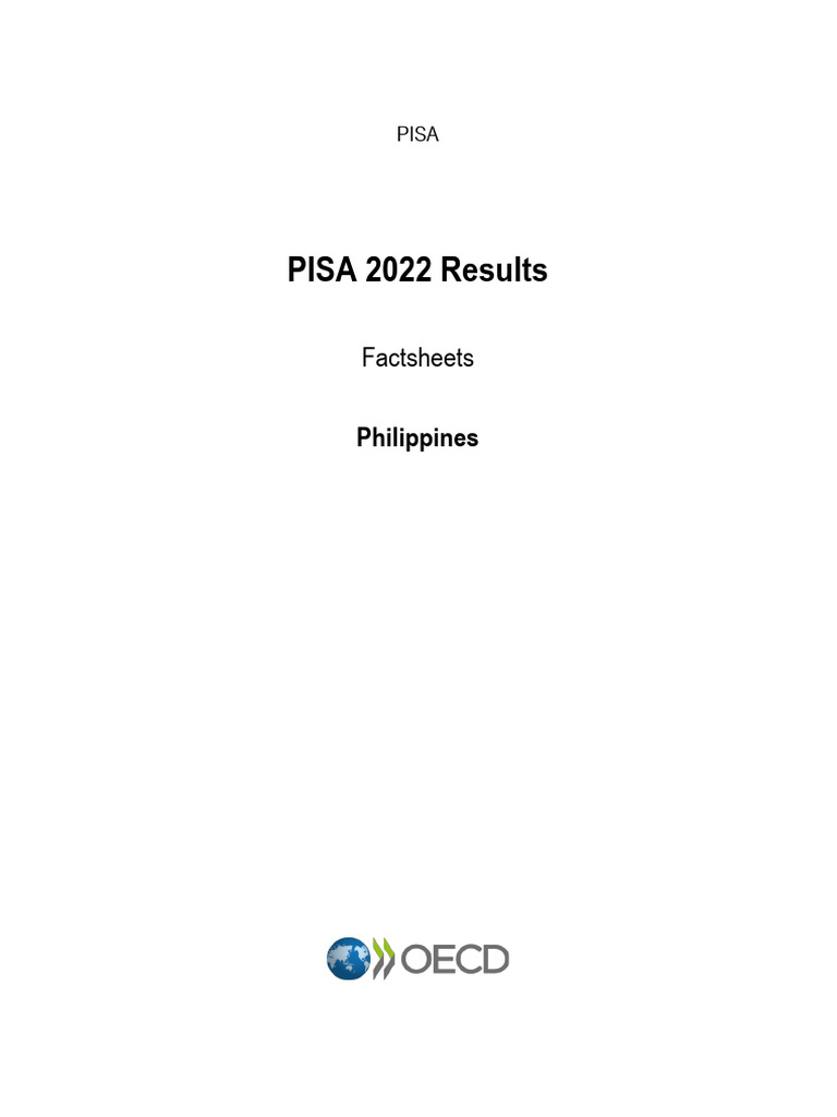 PISA Philippines | PDF | Programme For International Student Assessment