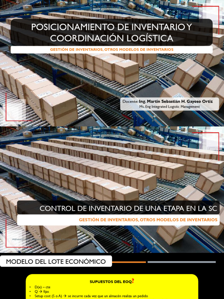 Scm-Log - 2 - Unit 3 - Planificación y Gestión de Inventarios en La SCM | PDF | Inventario ...