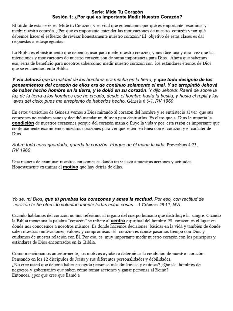 Examina tu Corazón con Dios | PDF | Dios | Jesús