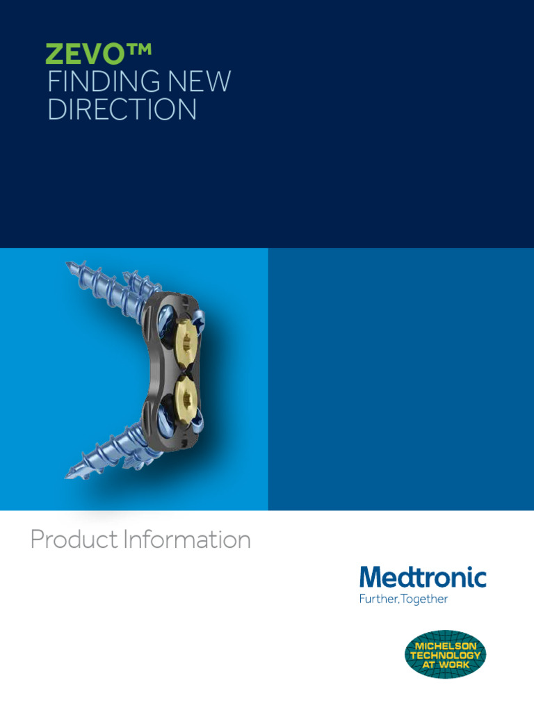 HOSPITRAUMA_Medtronic_Zevo | PDF | Screw | Clinical Medicine
