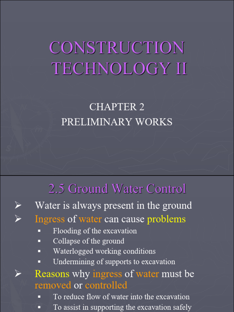 CHAPTER 2 Part 5 | PDF | Deep Foundation | Drainage