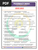 DMER Pharmacist Model Paper | PDF | Pharmacology