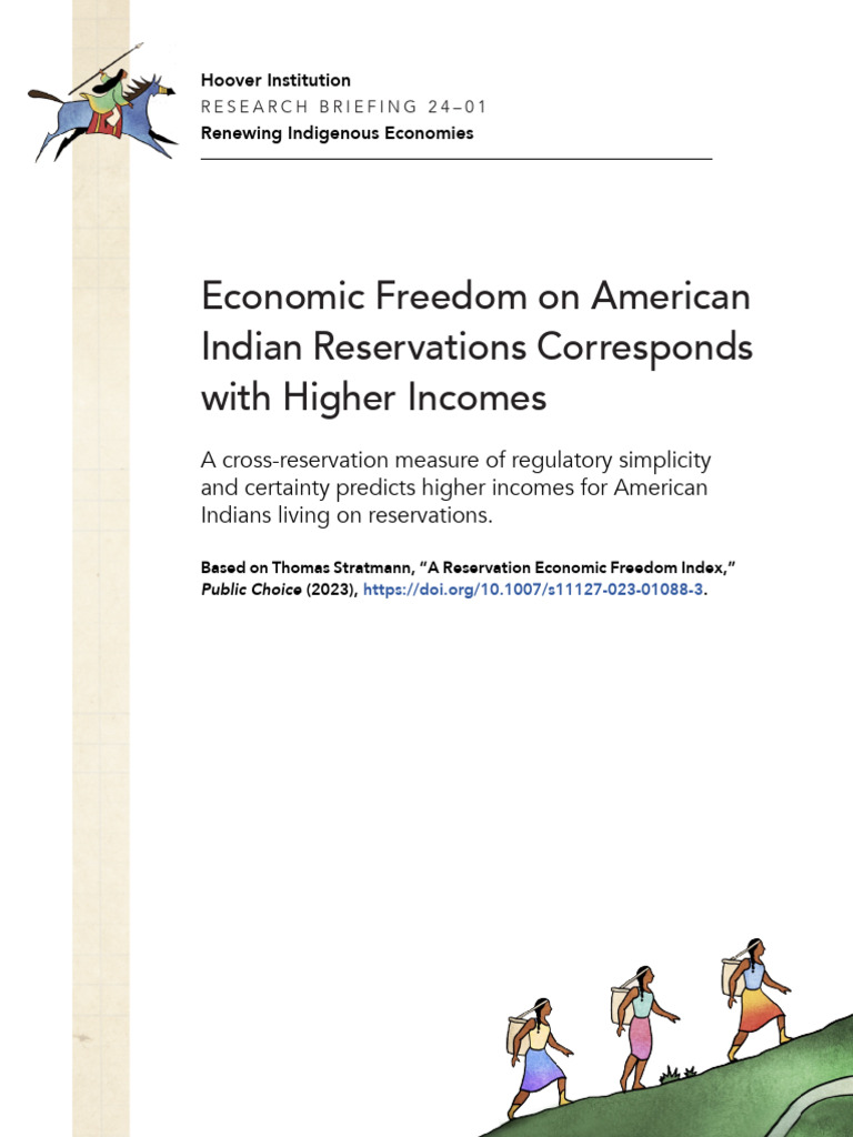 Economic Freedom and Native Incomes | PDF | Indian Reservation ...