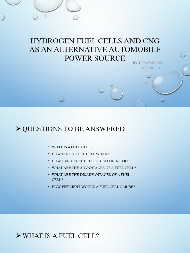 Noyce Hydrogen Fuel Cells | PDF | Fuel Cell | Engines