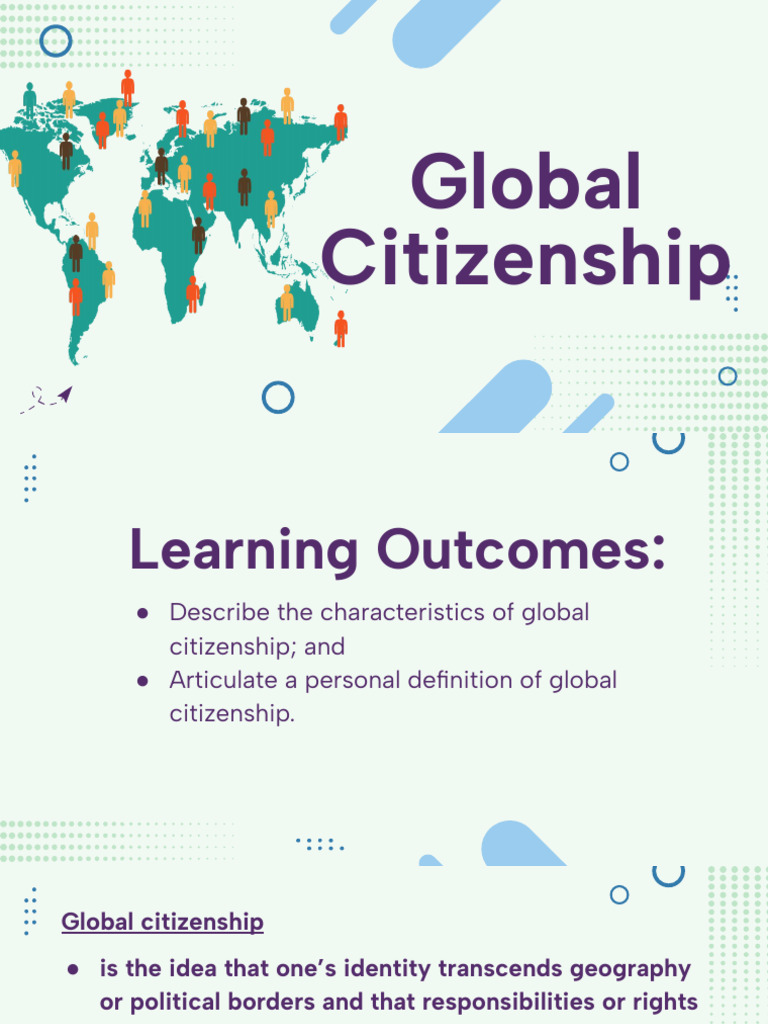 Understanding Global Citizenship | PDF | Sustainable Development ...