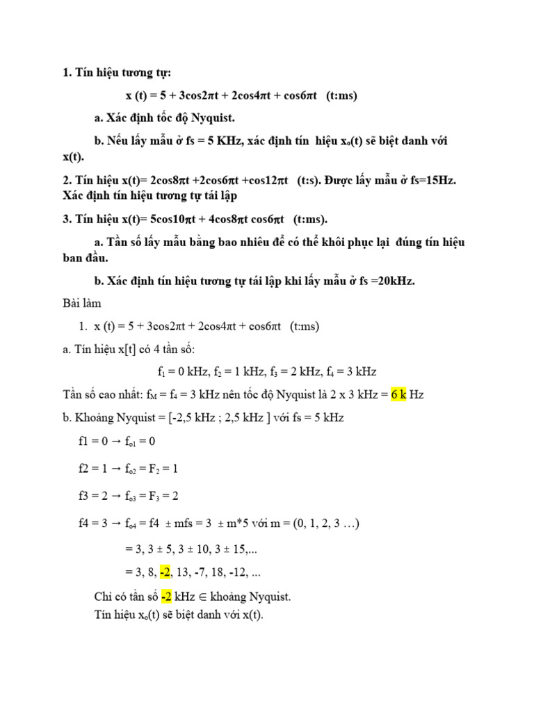 Exercise 1 | PDF