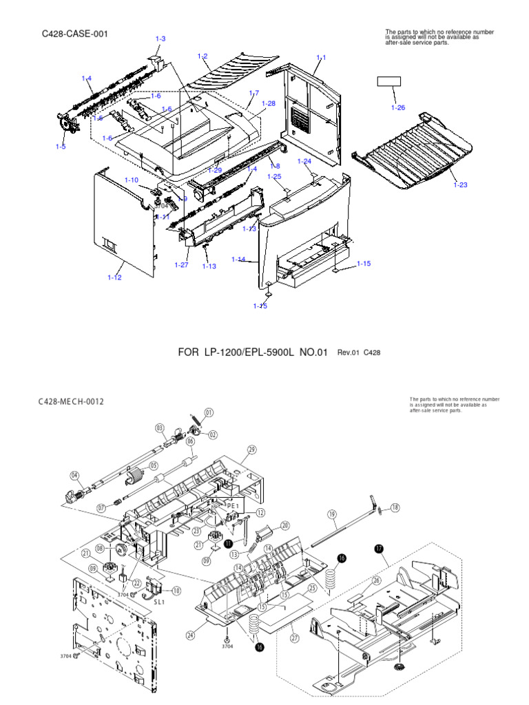 EPL 5900L (LA) Exploded Diag | PDF