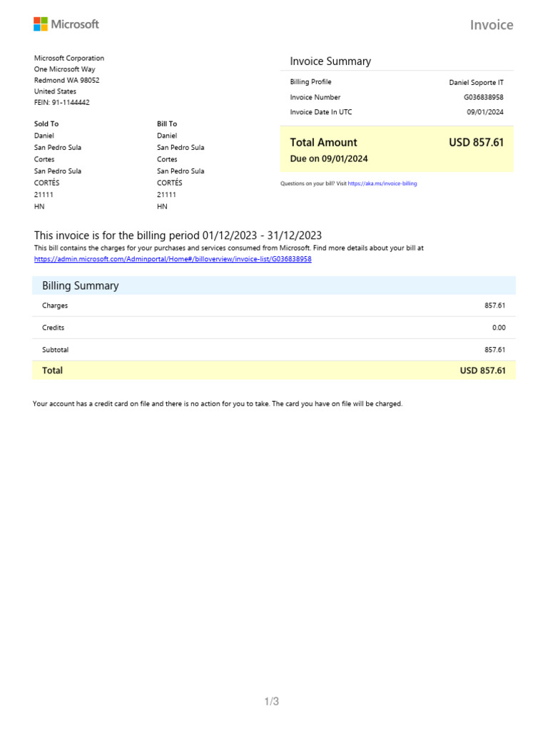Invoice Summary | PDF | Computing | Money