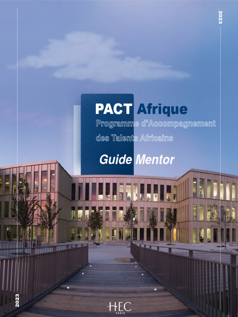 PACT Afrique - Guide Mentor 2023 VF - Compressed | PDF | Institutions éducatives